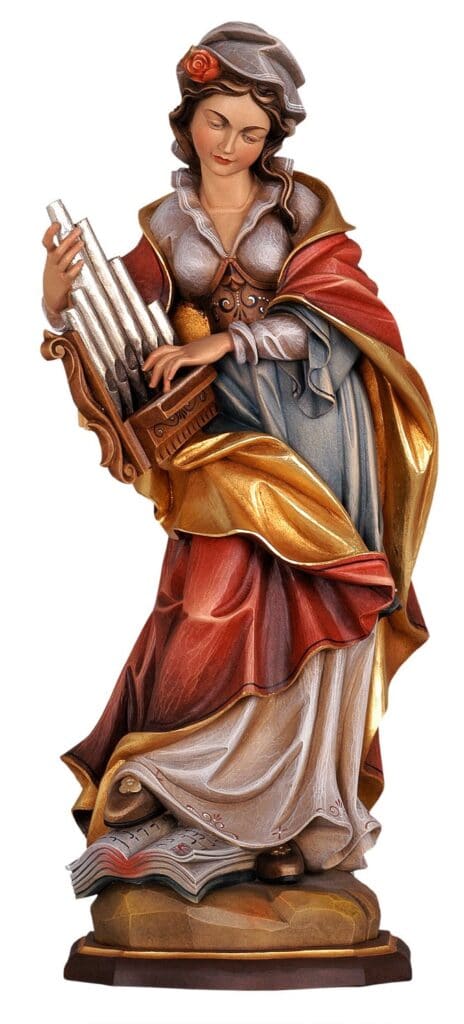 Wood Carved Statues- Female Saints